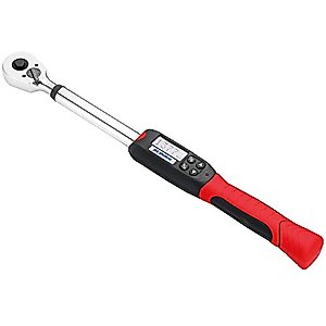 ACDelco ARM601-4 1/2” (14.8 to 147.5 ft-lbs.) Heavy Duty Digital Torque Wrench with Buzzer and LED Flash Notification – ISO 6789 Standards with Certificate of Calibration