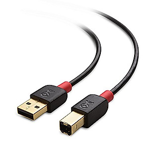 Cable Matters 3-Pack USB Cable/USB Printer Cable 6 ft, USB A to B Cable, USB 2.0 Cable Compatible with Printer, MIDI Controller, MIDI Keyboard and More - 6 Feet
