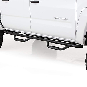 Smittybilt T0678CC Black Powdercoat 2" Nerf Steps Side Bar, Pair