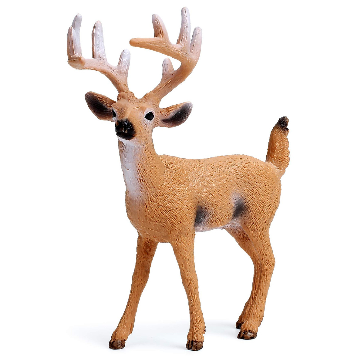 UANDME Forest Animals Figures, Woodland Creatures Figurines, Miniature Toys Cake Toppers (Deer Family, Fox, Rabbit, Squirrel)