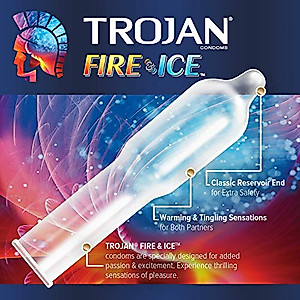 Trojan Fire & Ice Condoms 3 Pack