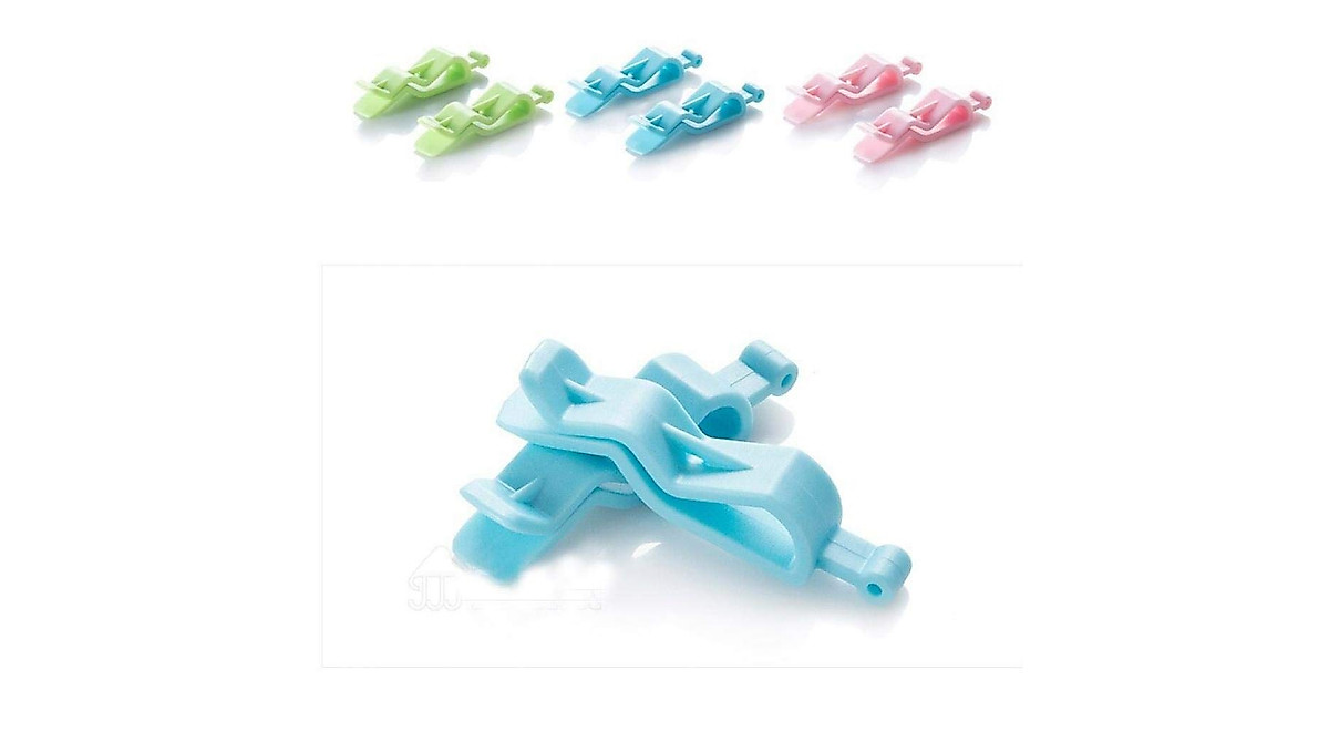 Onsinic 6pcs Bin Bag Clips for Easy Kitchen Waste Management