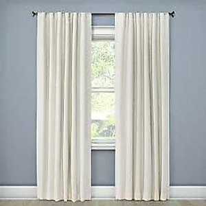 threshold Blackout Curtain Panels, Sour Cream - 84 x 50