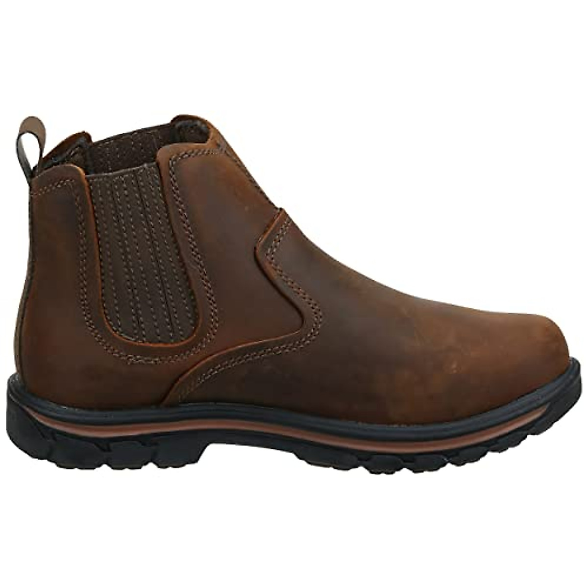 Skechers Men's Relaxed Fit Segment - Dorton Boot,Dark Brown,11 M US