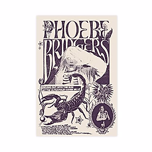 Falyan Phoebe Bridgers Tour Poster Canvas Poster Wall Art Decor Print Picture Paintings for Living Room Bedroom Decoration Unframe-style 12x18inch(30x45cm)