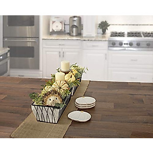 Spectrum Diversified Twist Tray Home Basket, Large Black