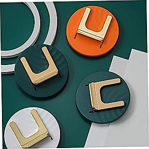 DOITOOL 2pcs Hair Dryer Holder Decorative Shelf Brackets Shelf Wall Mount Wall Bracket Hairdryer Holder Hair Blow Dryer Rack Wall Hair Styling Tool Holder Wall-Mounted Storage Holder Green