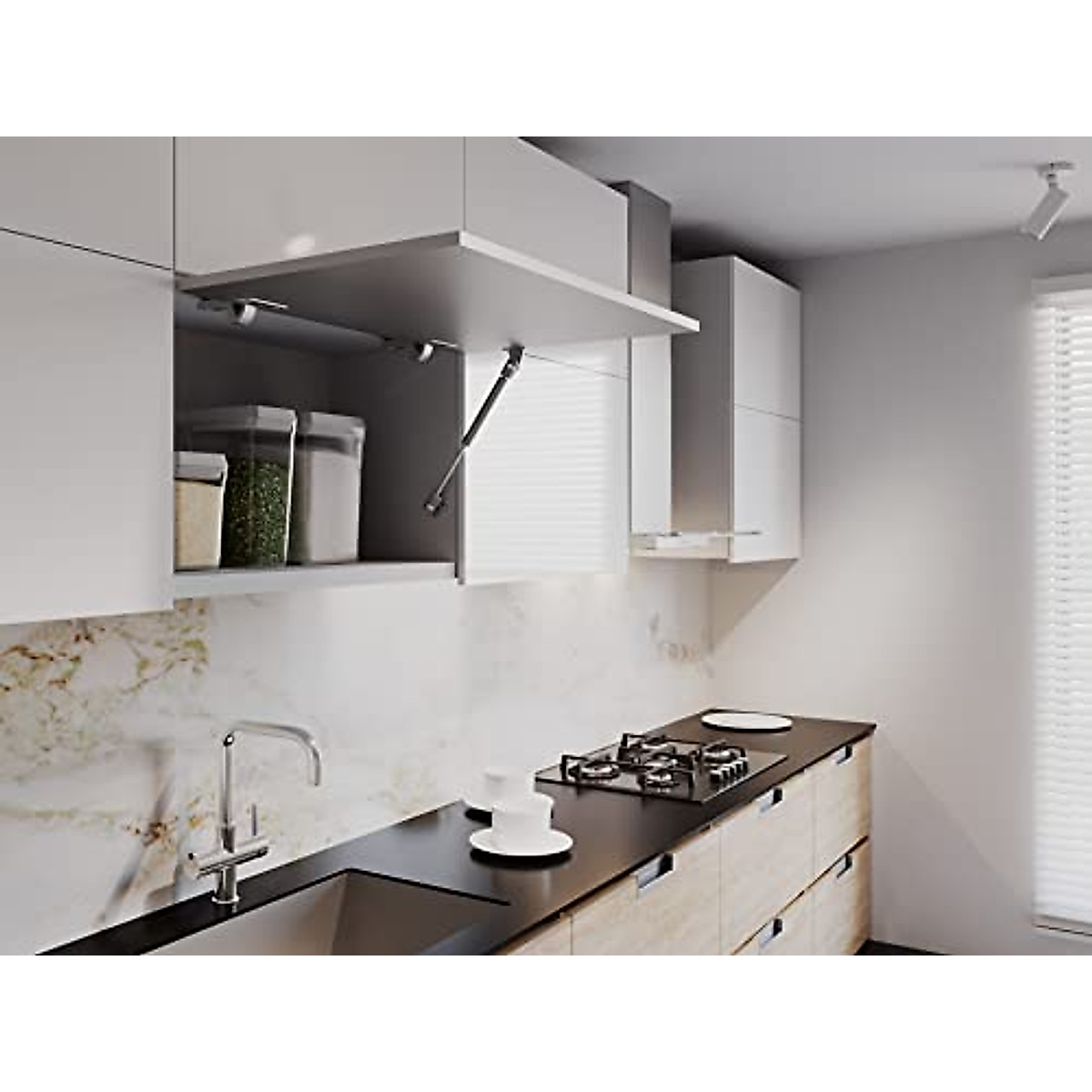 Richelieu Hardware BP57812105 Pneumatic Lift System, Silver