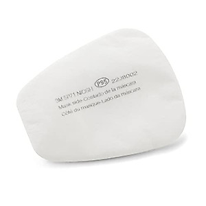 3M Respirator Filter Replacement 5P71, 5 Pairs, P95, Must Be Used with 3M 5000 Respirators or 3M Cartridges 6000 Series