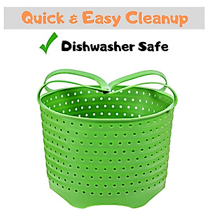 Silicone Steamer Basket | Foldable, Space-Saving | Fits 6,8 Qt Instant Pot and Similar-Sized Pressure Cookers Accessories