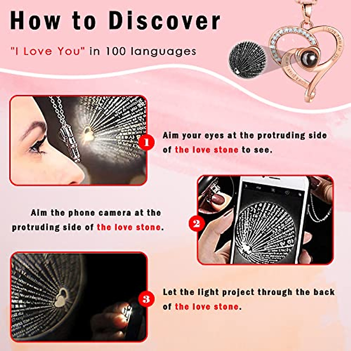 U UQUI Rose Bear Gifts for Her, Flower Bear Rose Teddy Bear with Box Lights Necklace Balloon Card, Cute Romantic I Love You Anniversary Birthday Gifts & Decorations