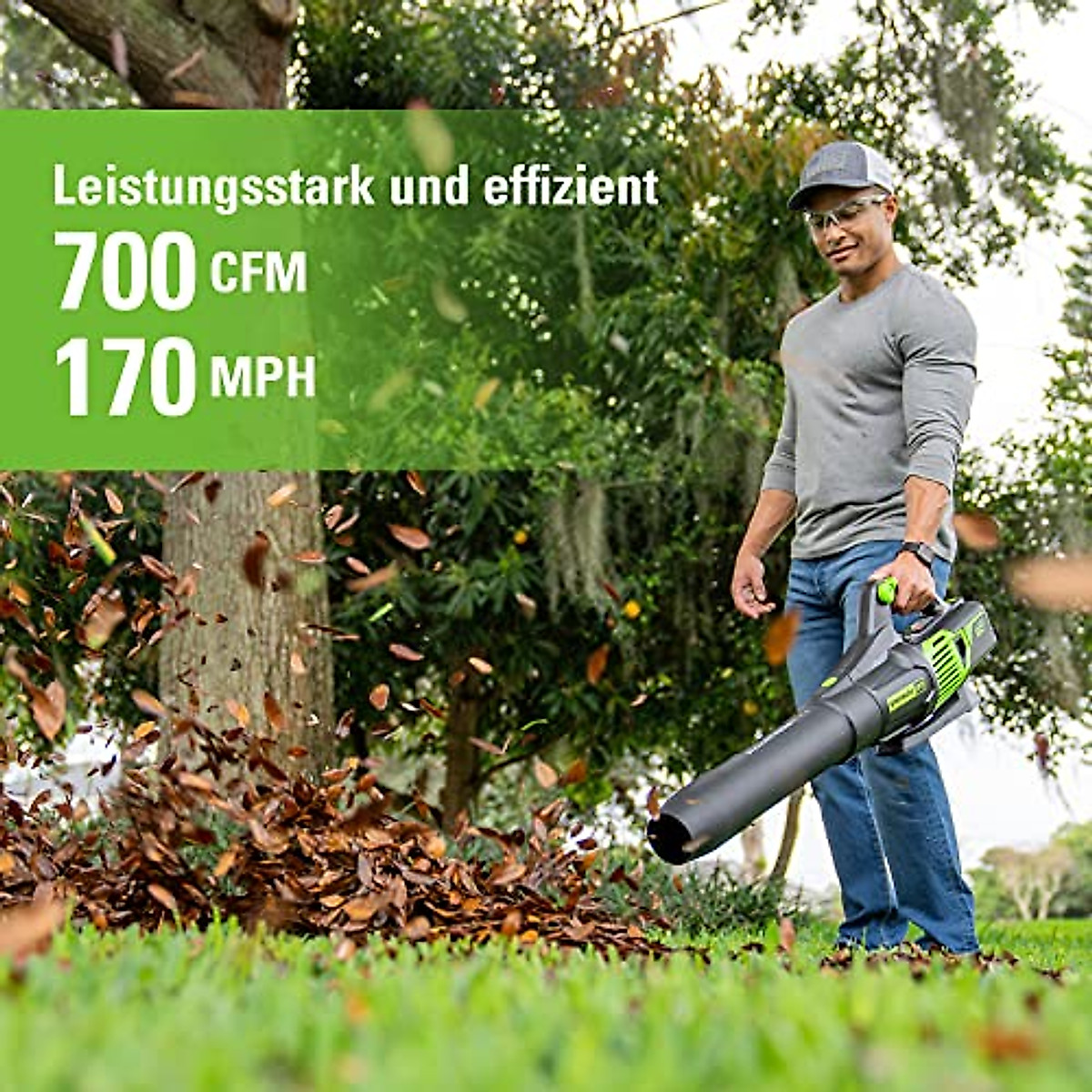 Greenworks Pro Bare Tool 60-Volt Max Lithium Ion 610-CFM GEN2 Brushless Cordless Electric Leaf Blower; Battery and Charger Not Included