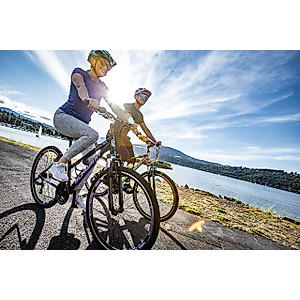 Schwinn GTX 1.0 Comfort Adult Hybrid Bike for Men and Women, Dual Sport Bicycle, 700c Wheels, 17.5-Inch Step-Through Aluminum Frame, 21-Speed Twist Shifters, Alloy Linear Pull Brake, Black