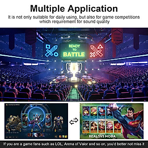 QC35 Boom Mic Cable with 3.5mm Splitter adapter Compatible with Bose QuietComfort 35 II (QC35 II) & QuietComfort 35 (QC35) Headphones, Boom Microphone Cable for PC, Laptop, PS4, PS5, Xbox One, 4ft