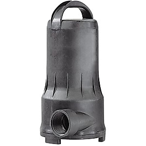 Little Giant PWM5200 115-Volt, 4080 GPH Submersible Wet Rotor Waterfall, Stream, Pond Pump with 20-Ft. Cord, Black, 517252
