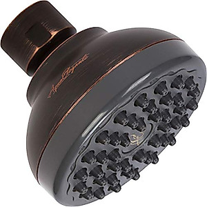 Pressure Boosting Shower Head - High Pressure Water Saver Showerhead Best For Low Flow Showers, 2.5 GPM - Oil-Rubbed Bronze