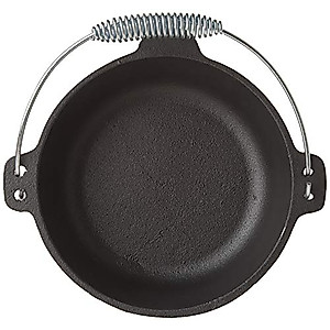 Old Mountain Pre Seasoned 2-Quart Dutch Oven with Flanged Lid, No Feet