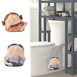 Joogour Decorative Toilet Bolt Covers，2PCS Toilet Bolt Caps Decorative，Resin Toilet Knob Covers for Bottom of Toilet，Toilet Bowl Caps for Bolts Decorative Easy Installation Toilet Replacement Parts