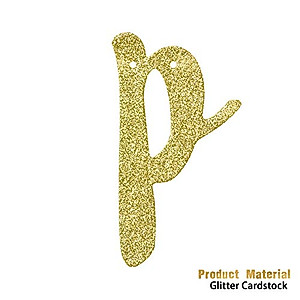 Prom Night Banner, Gold Glitter High School Prom Letter Banner, Prom Photo Prop, Prom, Graduation, Birthday Decoration (Gold)