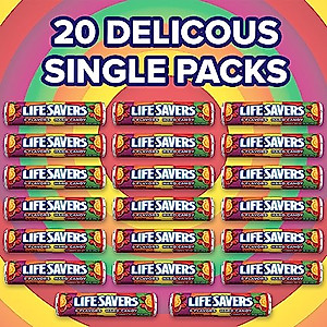LIFE SAVERS 5 Flavors Hard Candy Rolls, 1.14 Ounce (Pack of 20)