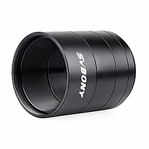 SVBONY Extension Tube M42x0.75 on Both Sides Length T2 Extension Tube Kit Length 5mm 10mm 15mm 20mm
