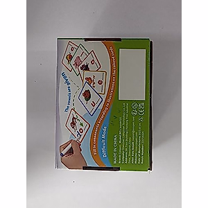 Coogam CVC Sight Words Flashcards, Short Vowel Spelling Game, Preschool Kids Learning Sight Words Supplies, Montessori Educational Writing Reading Toy Gift for 3 4 5 Years Old