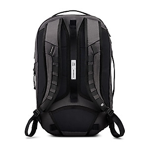 HEIMPLANET Original | Transit Line DAYPACK 24L | Waterproof backpack with laptop compartment and clamshell opening | DYECOSHELL material | Supports 1% for The Planet (Black)