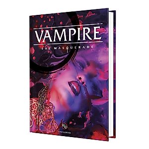 Renegade Game Studios Vampire: The Masquerade 5th Edition Roleplaying Game Core Rulebook, 18+, A Storytelling game of personal and political horror.