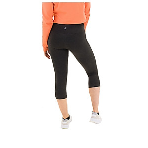 Spalding Women's Yoga Crop, Charcoal Heather, X-Large