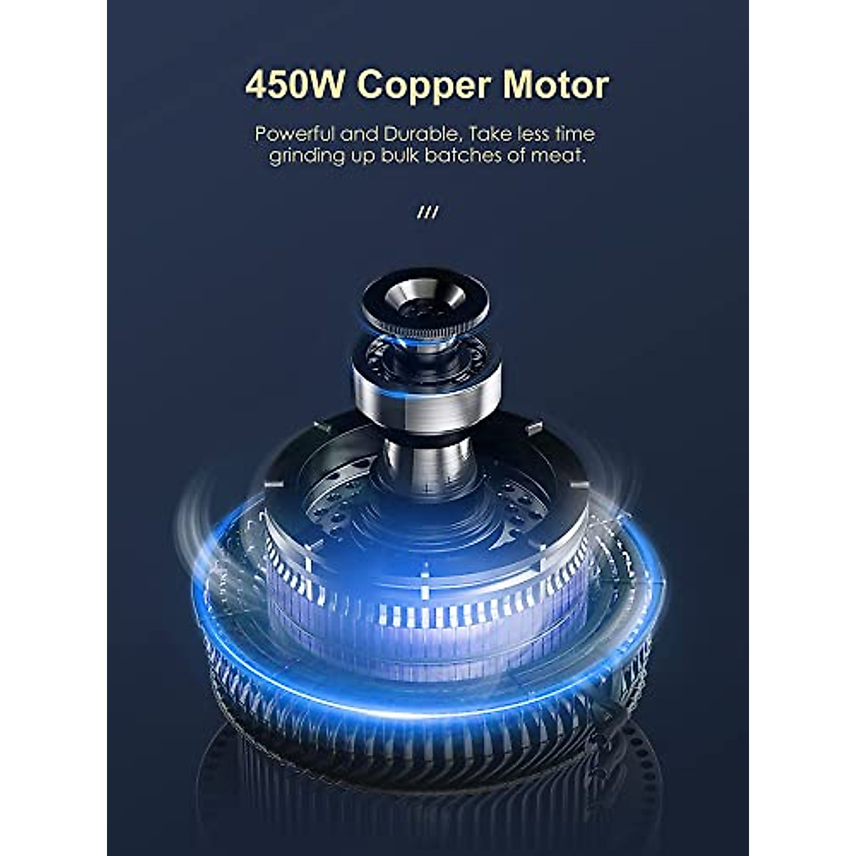 Electric Meat Grinder, Heavy Duty Meat Mincer, Sausage Stuffer Maker, Food Grinder with Sausage & Kubbe Kit, 2 Grinder Plates, Stainless Steel (Black)