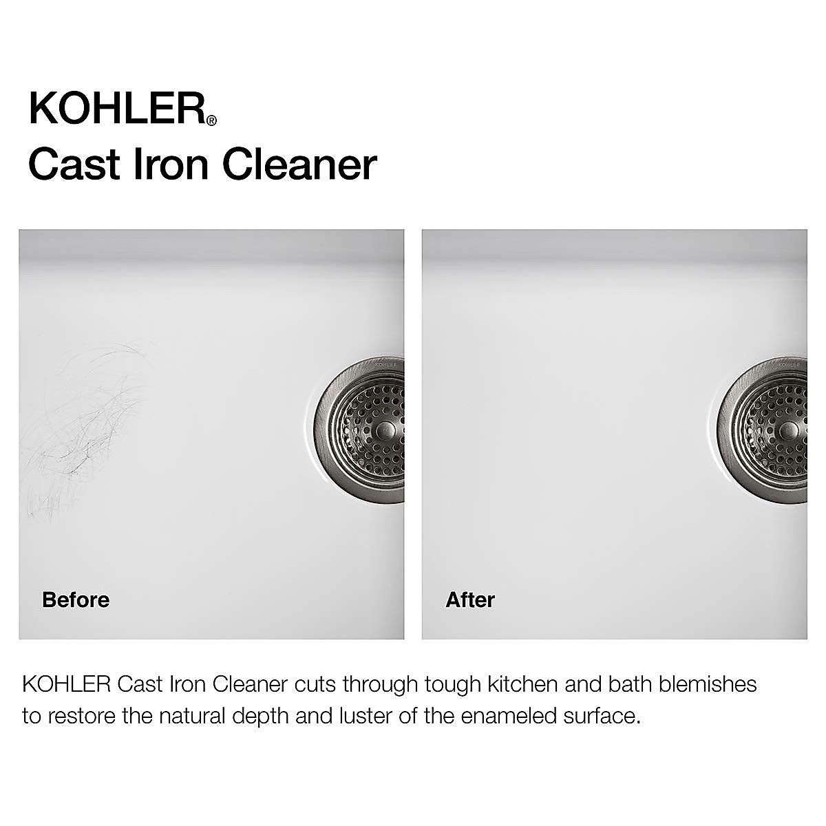 Kohler K-23725-NA Cast Iron Cleaner