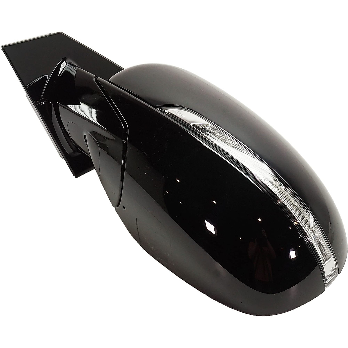 Kool Vue Driver Side Power Heated Mirror for Kia Sorento 2016-2018 Power Fold With Signal Light & Blind Spot Monitor; Without Memory Paintable