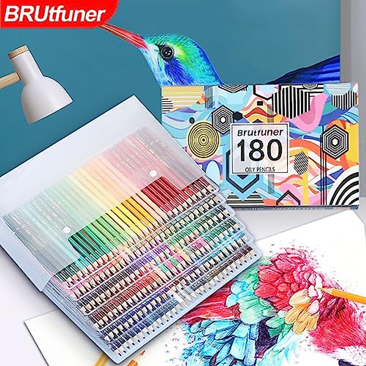 DAPNHA 120 Colored Pencils Set for Artists and Crafters