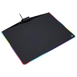 Corsair MM800 Polaris RGB Mouse Pad - 15 RGB LED Zones - USB Pass Through - High-Performance Mouse Pad Optimized for Gaming Sensors, Black