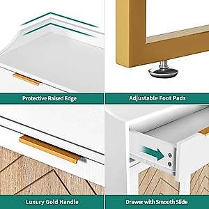 YITAHOME Shoe Cabinet Entryway with Doors, 5-Tier Shoe Storage Cabinet with Drawer, Large Capacity Wooden Shoes Rack Organizer for Entryway/Hallway/Closet & Living Room