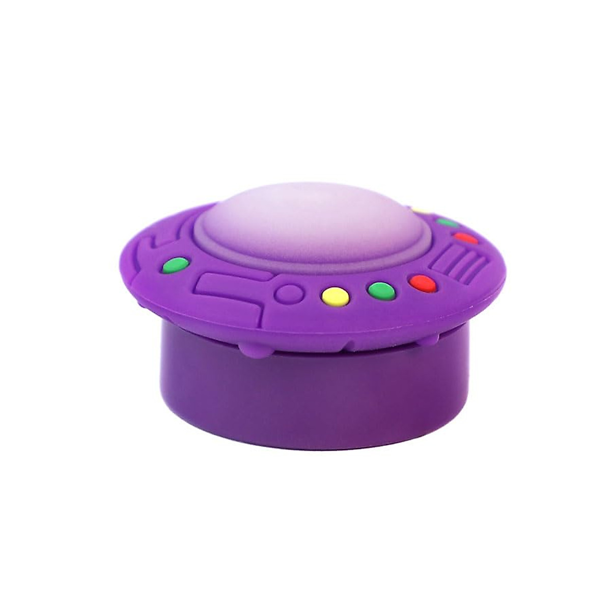 YHSWE UFO Shape, Silicone Wax Container Non-stick Food Grade, 5ml, Suitable For Storing Beeswax and Skin Care Products, Easy To Carry When Traveling (5 pcs)