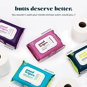 Goodwipes Flushable & Plant-Based Wipes with Botanicals | Dispenser for At-Home Use | Variety Pack with Aloe Septic and Sewer Safe | 240 count (4 packs) - Biggest Adult Wipes