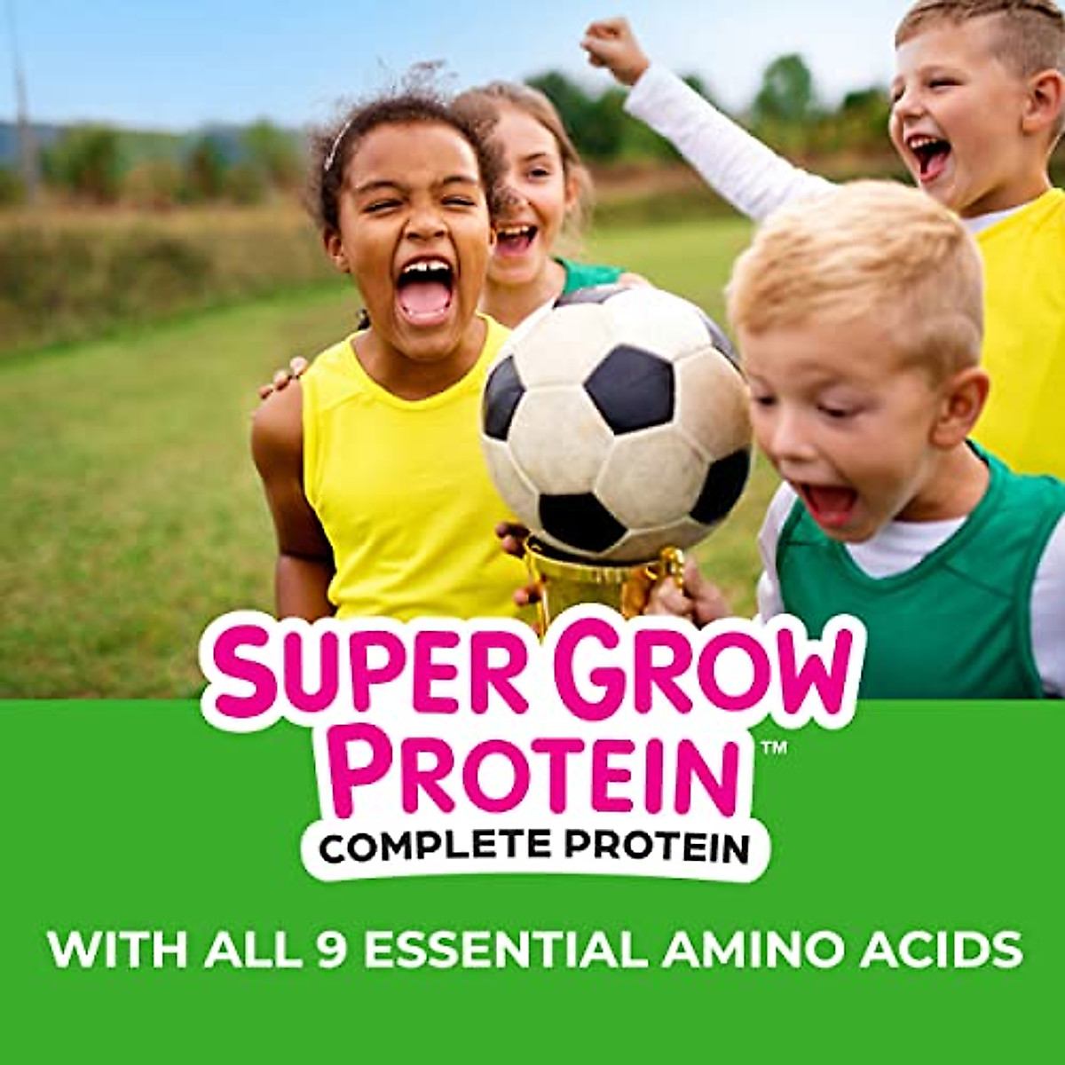 Orgain Kids Protein Powder Shake Mix, Vanilla Bean Ice Cream - 8g Grass-Fed Dairy Protein, 4g Fiber, 22 Vitamins & Minerals, Gluten Free, No Soy Ingredients, Adds Healthy Nutrients to Kids Snacks, 1lb