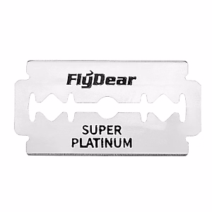 Wismee Professional Shaving Razors for Men Classic Straight Edge Barber Knife Razor with 110 Blades Salon Quality Stainless Steel Shavette Men's Manual Shaver Matte Silver Razor