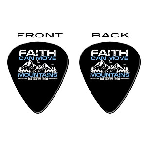 12 Bible Verse Christian Guitar Picks, Worship Guitar Picks Guitar Picks for Christians, Learn to Play Guitar, Gift, Guitar, Bible Quote Guitar Picks, Cross Guitar Picks, (Bible Quote Guitar Picks)