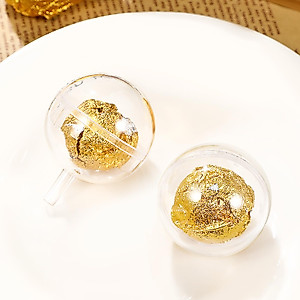 100Pcs Clear Chocolate Holders: Round Chocolate Box Candy Wrappers Holders for Bouquet, Truffle, Wedding & Valentine's Day