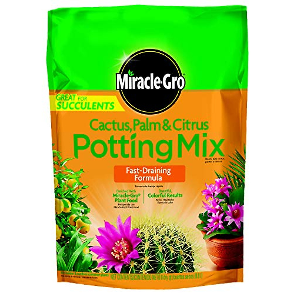 Miracle-Gro Cactus, Palm & Citrus Potting Mix, 8 qt.