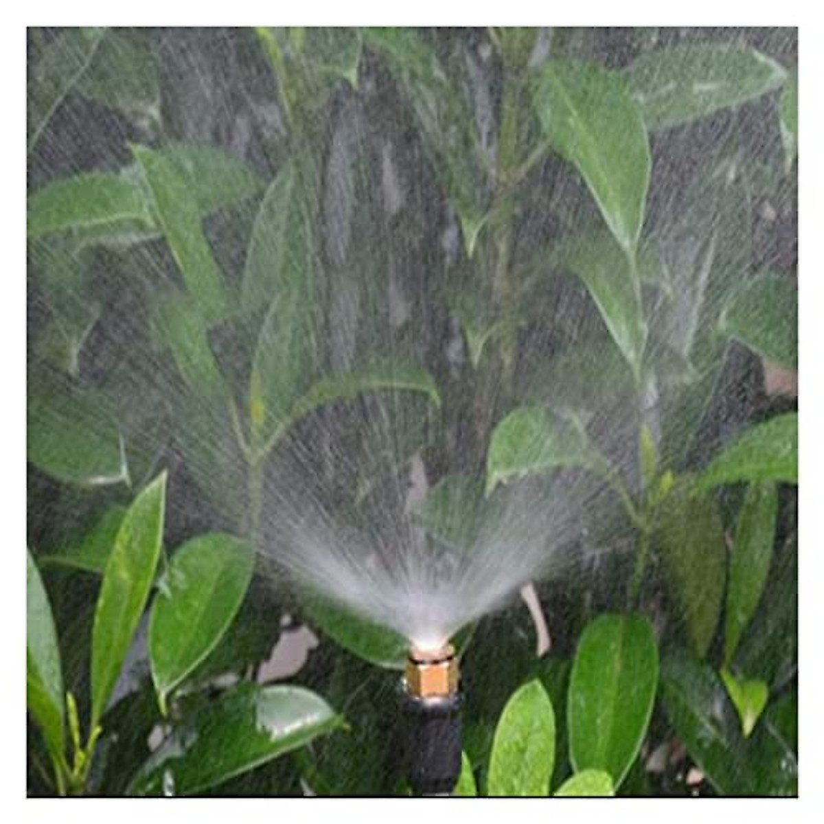VIEUE Garden Drip Irrigation System Accessories Copper Nozzle Atomization Adjustable Nozzle Agricultural Greenhouse Garden Nozzle Dust Removal and Cooling Spray 50 (Color : Red)