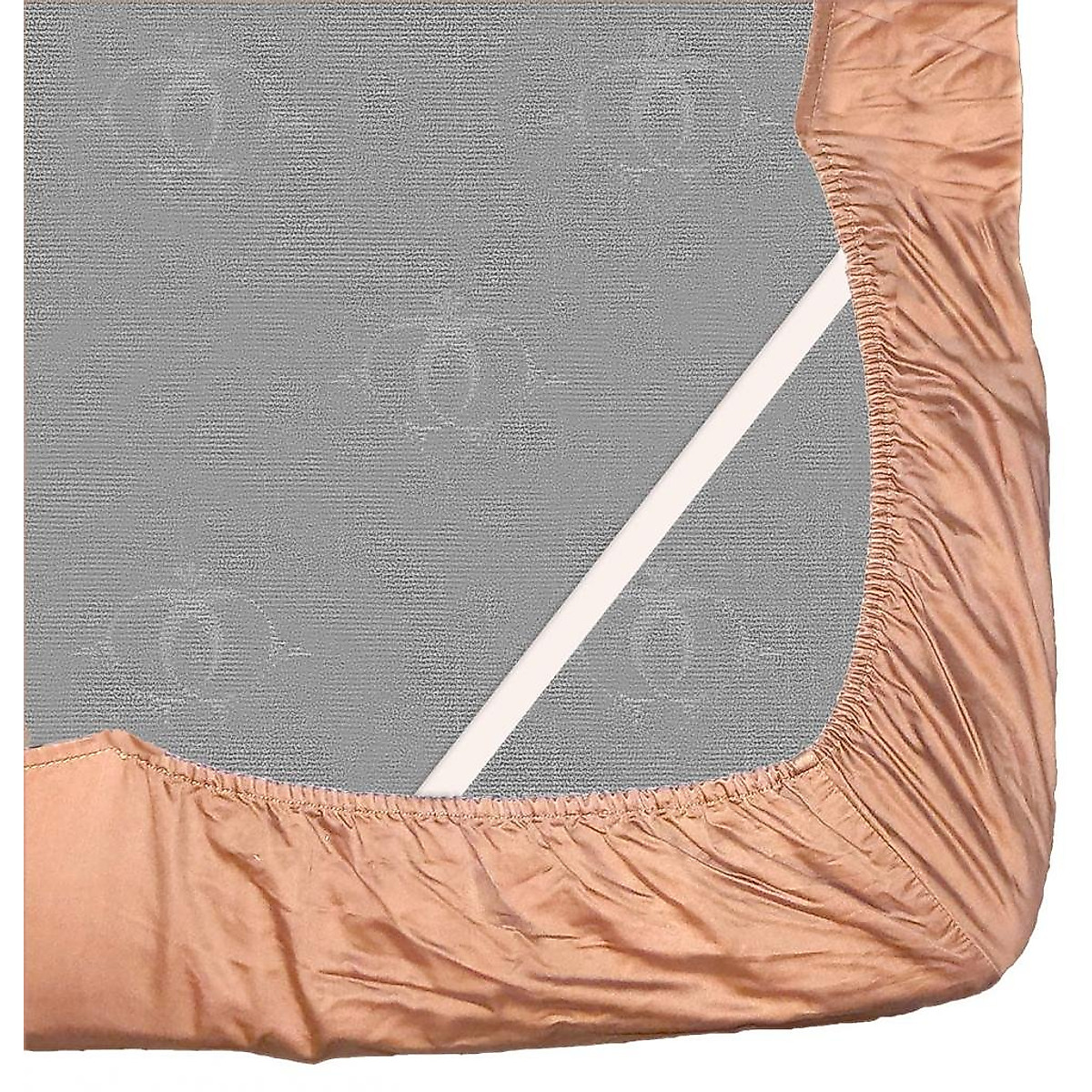 Clara Clark 1800 Series Bed Sheet Sets - Stay fit on Mattress with Elastic Straps at Corners - King, Light Blue Aqua