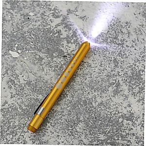 ULTECHNOVO Props Pen Torch Medical Cases Cute LED Pen Rechargeable Pen Light Accessories Yellow