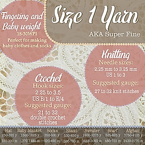 JubileeYarn Soft and Slim Yarn - Baby Weight Rayon from Bamboo Wool Blend - 50g/Skein - Cotton Candy - 2 Skeins