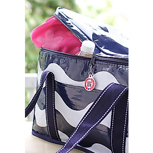 Dynotag® Web Enabled Smart Medical ID/Emergency Information Round Steel Tag - 30 mm. Includes Lobster Clasp, with DynoIQ™ & Lifetime Service.