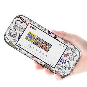 I Love Paris Stickers Protective Film Sticker Personalized Full Wrap Sticker Compatible with Nintendo Switch