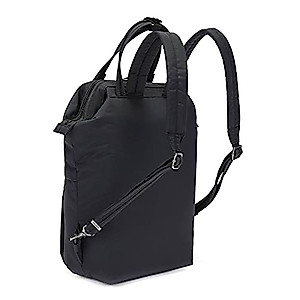 Pacsafe Citysafe CX 11L Anti Theft Mini Backpack - Fits 12" Laptop, Econyl Black