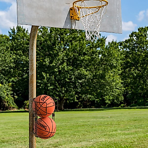 J JACKCUBE DESIGN Sturdy Metal Vertical Ball Storage Rack Standing Ball Holder Organizing Display Wall or Pole Mounted for 2 ball Storage Rack - MK735A